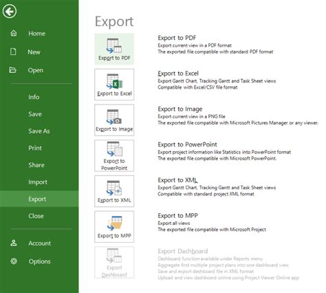 Export To Pdf Project Plan