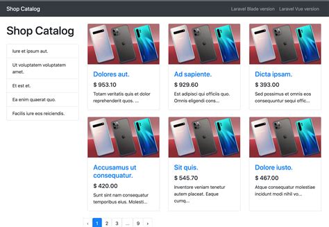 github laraveldaily laravel vue shop catalog