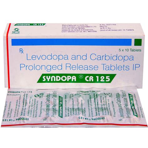 Syndopa CR 125 Tablet Uses Side Effects Price Apollo Pharmacy