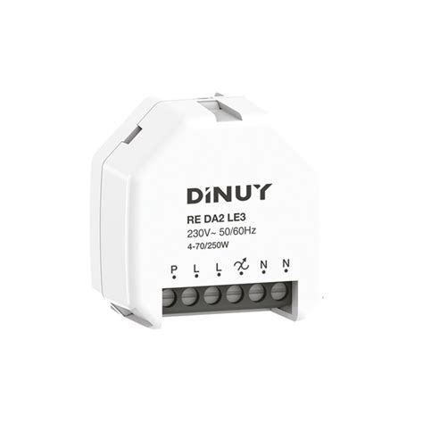 Regulador Para Lamparas LED Con Bornas DINUY RE PLA LE3
