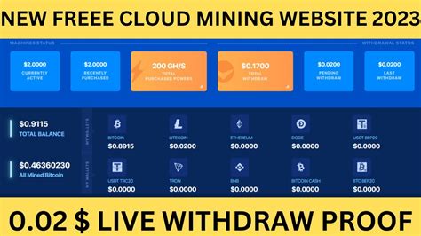 Free Bitcoin Cloud Mining Website 2023 New Free Cloud Mining Website