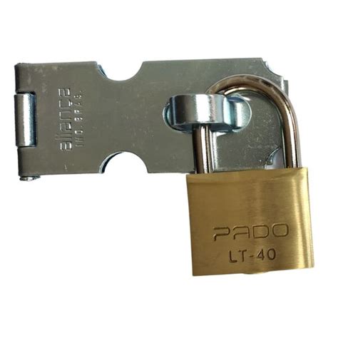 Trinco Cadeado Pado 40mm Fecha Trava Segurança Proteção 89mmx40mm