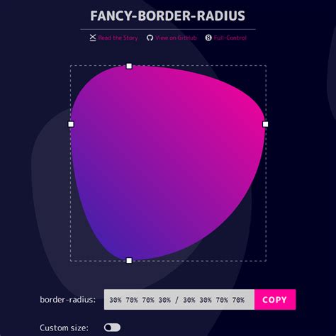 Fancy Border Radius Generator Create Organic Shapes Coding Fribly
