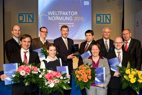DIN Preise 2010 DIN Deutsches Institut für Normung e V Story