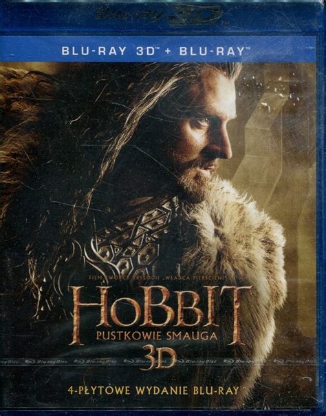 HOBBIT PUSTKOWIE SMAUGA 3D 2D BLU RAY 12629148965 Sklepy Opinie