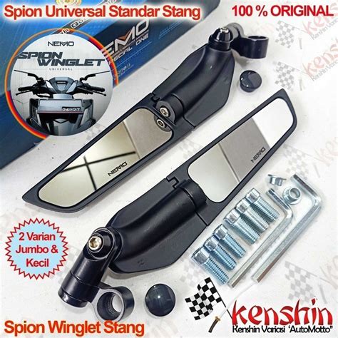 Jual Kaca Cermin Spion Motor Winglet Xmax Nmax Aerox Pcx ADV Vario Beat