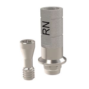 Straight Dental Implant Analog Straumann Heliocos GmbH Titanium