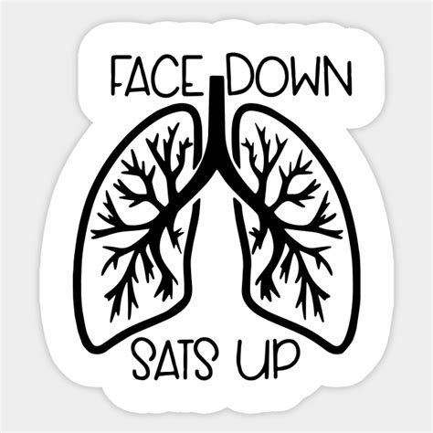 Face Down Sats Up Face Down Sats Up Sticker Teepublic