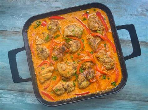 Paprika Sahne Hähnchen Rezept Kochen aus Liebe