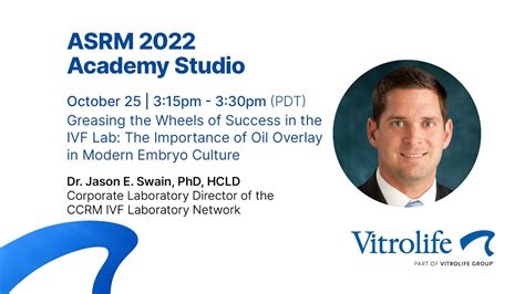 Vitroliofe Group Igenomix Vitrolife ASRM 2022 Scientific Studio