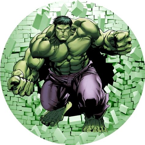 Painel Redondo Sublimado Hulk Elo Produtos Especiais
