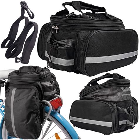 Rowery i akcesoria Torba na Bagażnik 3 Komorowa Sakwa Rowerowa 30L