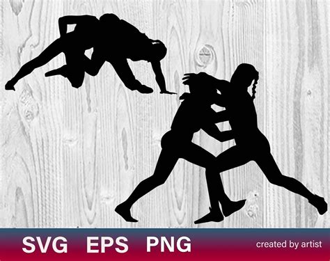 Female Wrestling Svg File Girl Wrestler Svg Wrestling Png Women S