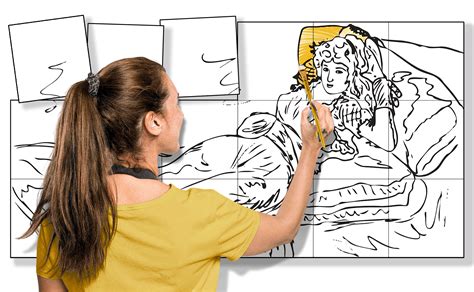 Póster gigante para colorear La maja vestida de Francisco Goya