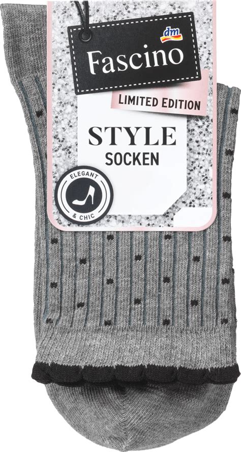 Fascino Socken Mit Ripp Struktur Gr 39 42 Grau 1 St Dauerhaft