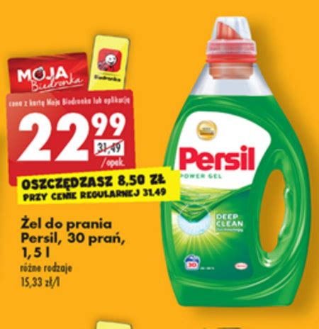 Żel do prania Persil 26 TANIEJ promocja Biedronka Ding pl