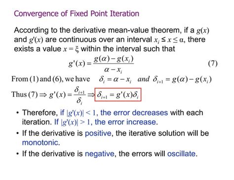 Fixed Point Iteration Method For Root Finding Ppt