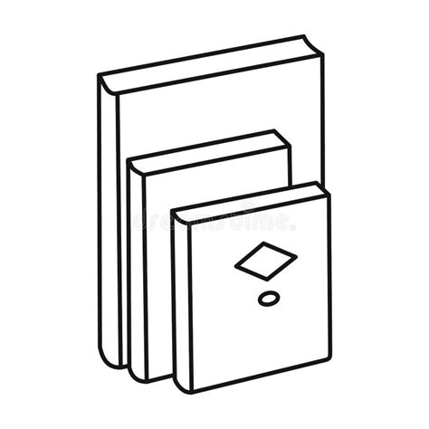 Icono Vectorial De La Pila De Libros Icono De Vector De Línea Aislado