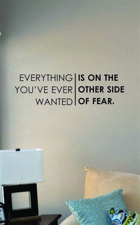 Everything Youve Ever Wanted Vinyl Wall Art Decal Sticker Home Etsy