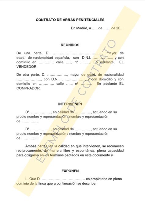 El Contrato De Arras Gu A Completa Historia Uso Tipos Y Contenido