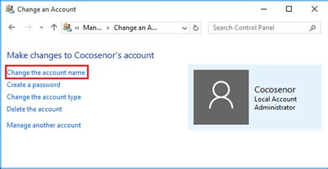 How To Change Administrator User Account Name In Windows 10