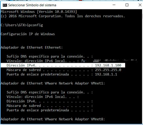 Como Saber La Ip De Mi Pc Cmd Para Obtener Direccin