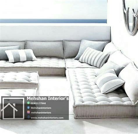 Navy Blue L Shape Sofa Mehshan Interiors