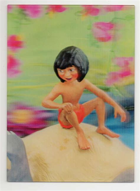 Disney Jungle Book Mowgli Lenticular 3D Vintage Postcard AA60114 Mary
