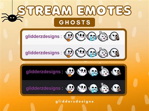 Ghost Animated Emotes Animated Twitch Emotes Ghosts Ghost Etsy