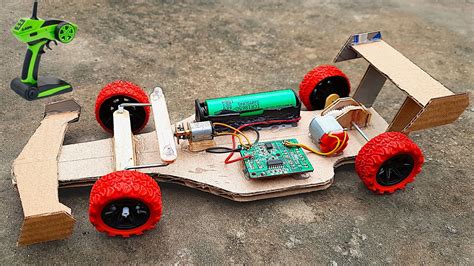 How To Make Rc F Racing Car Out Of Cardboard Amazing Diy Remote