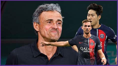 PSG Dortmund Luis Enrique prépare une surprise YouTube