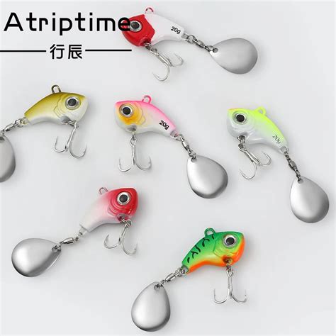 1Pcs Rotierenden Metall VIB Vibration Spinner K Der F R Angeln Lockt 5