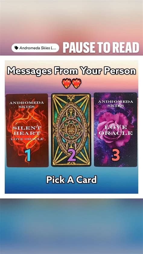 Messages From Your Person Tarot Love Reading Twin Flames