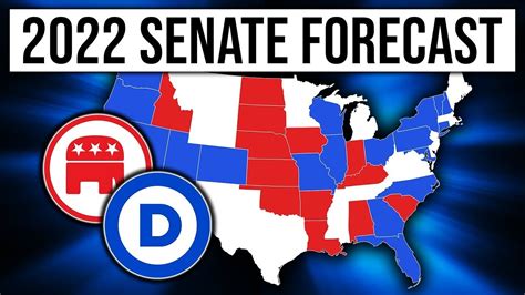 My Updated 2022 Senate Map Prediction 50 Days From Midterms YouTube