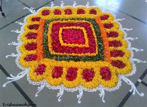 60 Most Beautiful Pookalam Designs For Onam Festival Pookalam Design