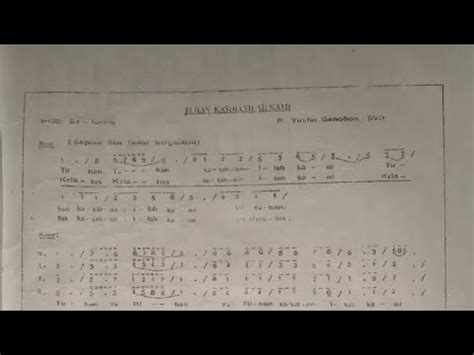 Teks Lagu TUHAN KASIHANILAH KAMI Oleh P Yustin Genohon SVD YouTube