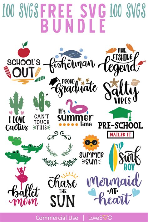 Free SVG Bundle Vol 1 Lovesvg
