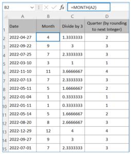 How To Calculate Quarter From Date In Excel Calculate Time In Excel