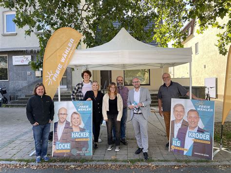 Wahlkampfstände RUW FW Rückersdorf