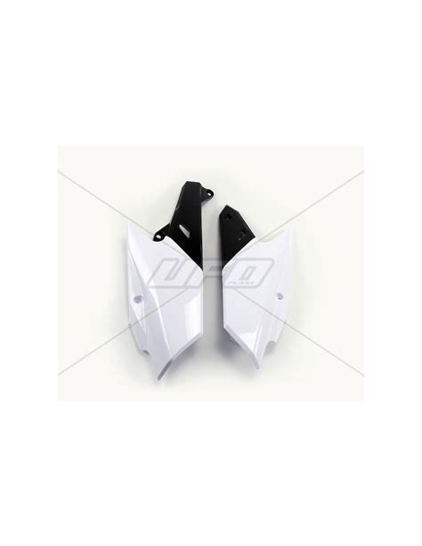 Plaques latérales UFO blanc Yamaha YZ250 450 F