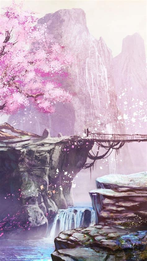 1179x2556px 1080p Free Download Cherry Blossom Tree Anime Anime Cherry Blossom Couple Hd