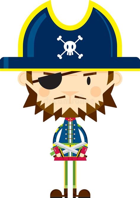 Capitano E Nave Del Pirata Con Il Cranio E Le Tibie Incrociate