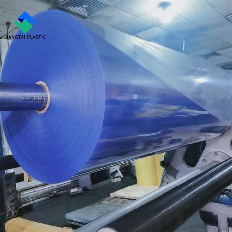 Jiangtai 200micron Clear Plastic PVC Film Rigid PVC Roll For Vacuum