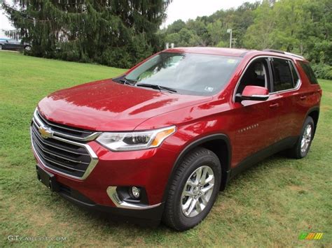 Cajun Red Tintcoat Chevrolet Traverse Lt Awd Exterior Photo