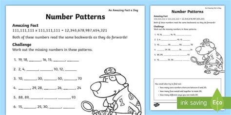 Number Sequence Worksheets For Different Grades Your Home Teacher