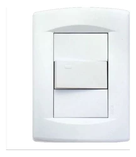 Llave De Luz Completa Sica Life Pulsador Blanco Puro Mercadolibre