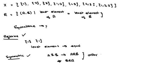 solved let x be the set of all nonempty subsets of 1 2 3 then x 1 2 3 1 2 1 3 2 3 1 2 3