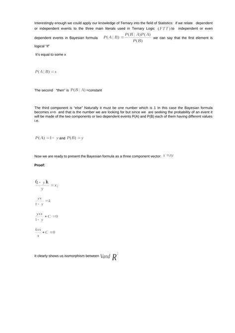 pdf isomorphism in ternary mathematics