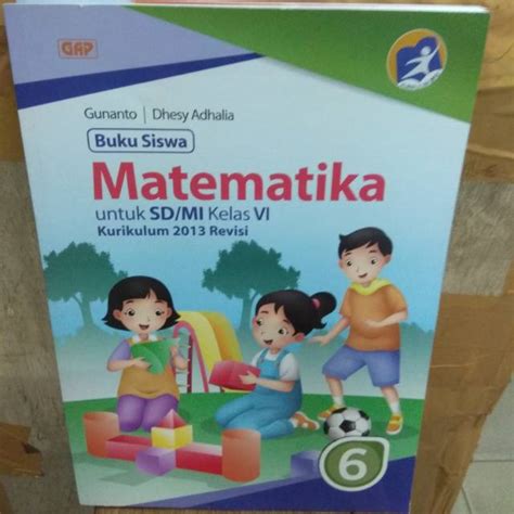 Jual Buku Siswa Matematika SD Kelas 6 Kurikulum 2013 Revisi Erlangga