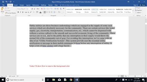 How To Clear Remove Text Formatting In Microsoft Word How To Remove